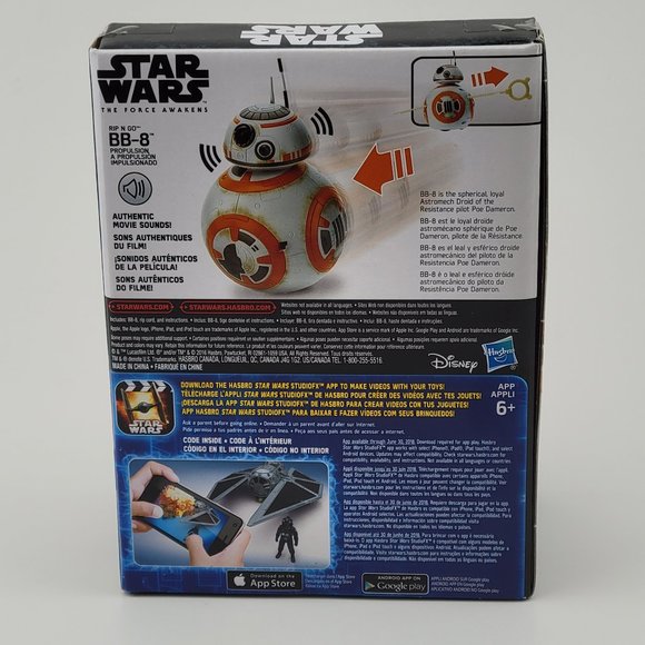 Hasbro | Toys | Star Wars The Force Awakens Rip N Go Bb8 Propulsion ...